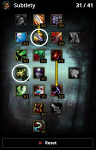 Best PvP Talents for Subtlety Rogues – Cataclysm PvP Guide - Skill Capped