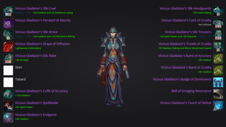 Best Gear & Stats for Fire Mages – Cataclysm PvP Guide - Skill Capped