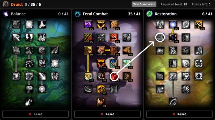 Best PvP Talents for Feral Druids – Cataclysm PvP Guide - Skill Capped