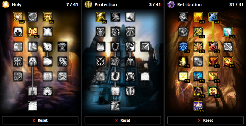 Best PvP Talents for Retribution Paladins – Cataclysm PvP Guide - Skill Capped