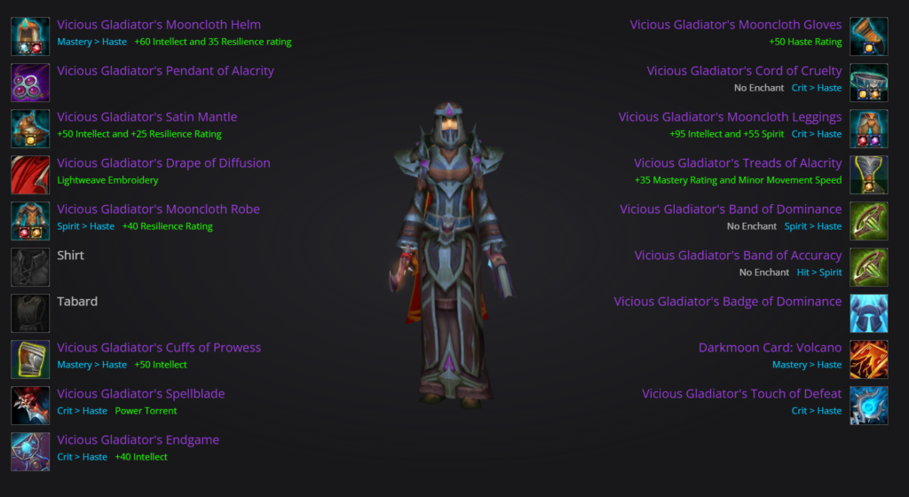 Best Gear & Stats for Shadow Priests – Cataclysm PvP Guide - Skill Capped