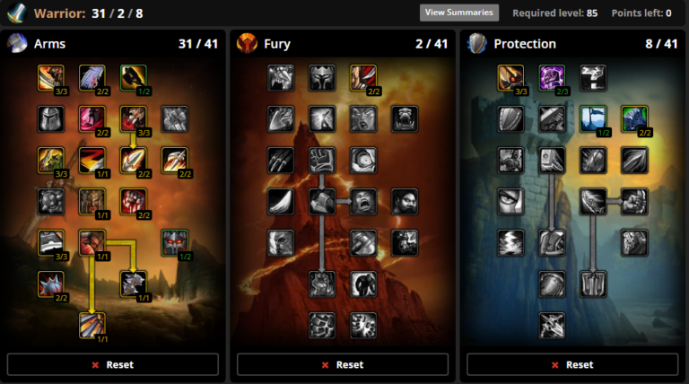 Best PvP Talents for Arms Warriors – Cataclysm PvP Guide - Skill Capped